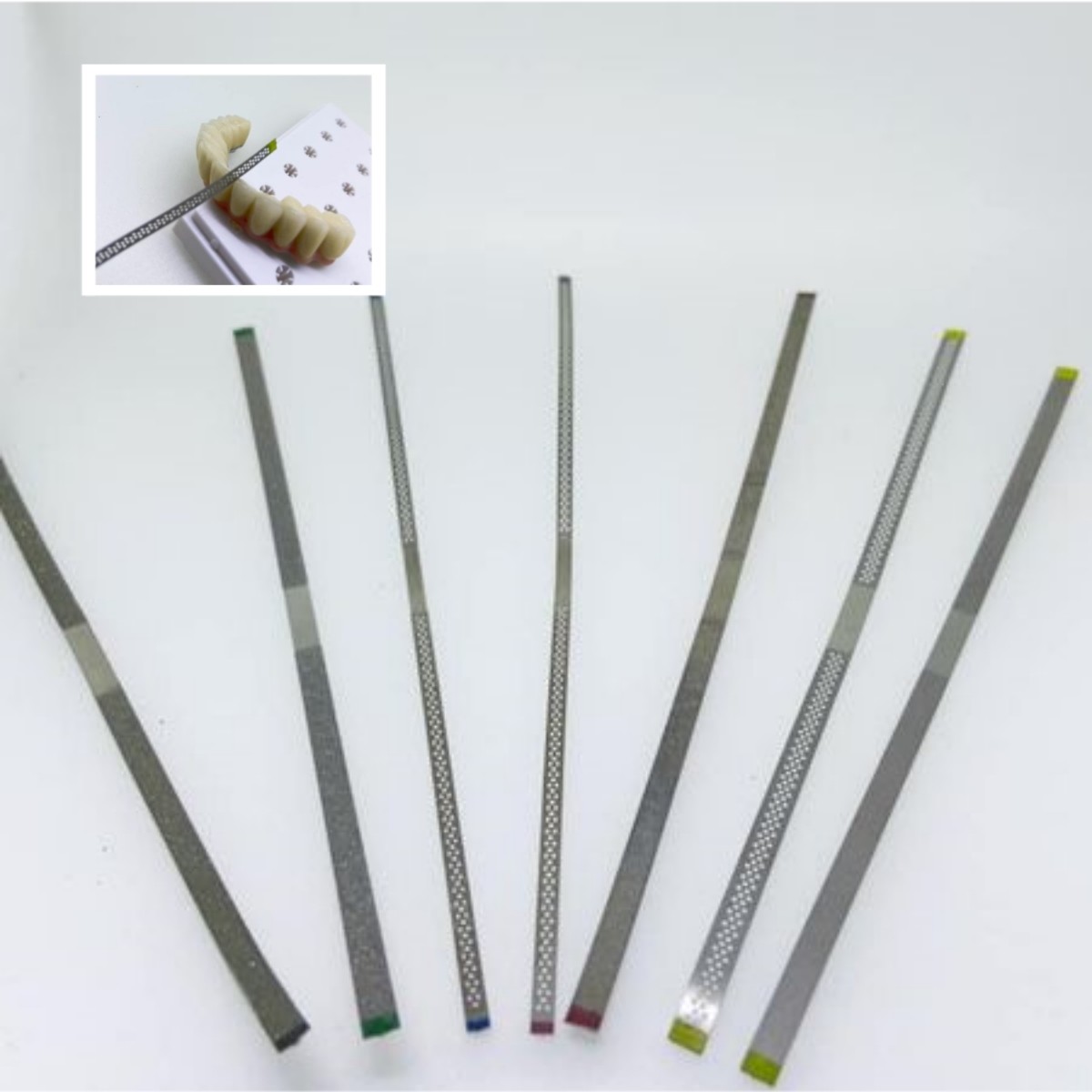 Easy To Use Dental Diamond Strips For Separating Smoothing Crowns / Bridge