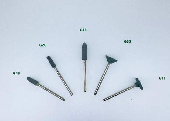Ceramics Green Stone Dental Bur Silicon Carbide Mounted Grinding Stones