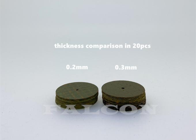 Round Dental Diamond Discs 8000 Rpm 0.3mm Thickness 22mm Cutting Disc