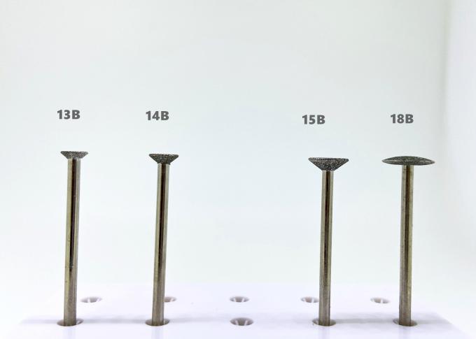 Electroplated Diamond Stone Bur Polishing Inverted Cone Bur Dental Lab ...