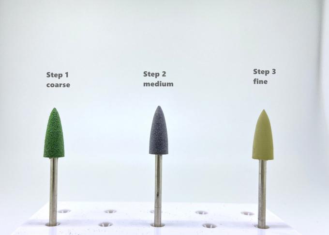 Dental Acrylic Polishing Bur Diamond Rubber Silicone Denture Adjustment ...